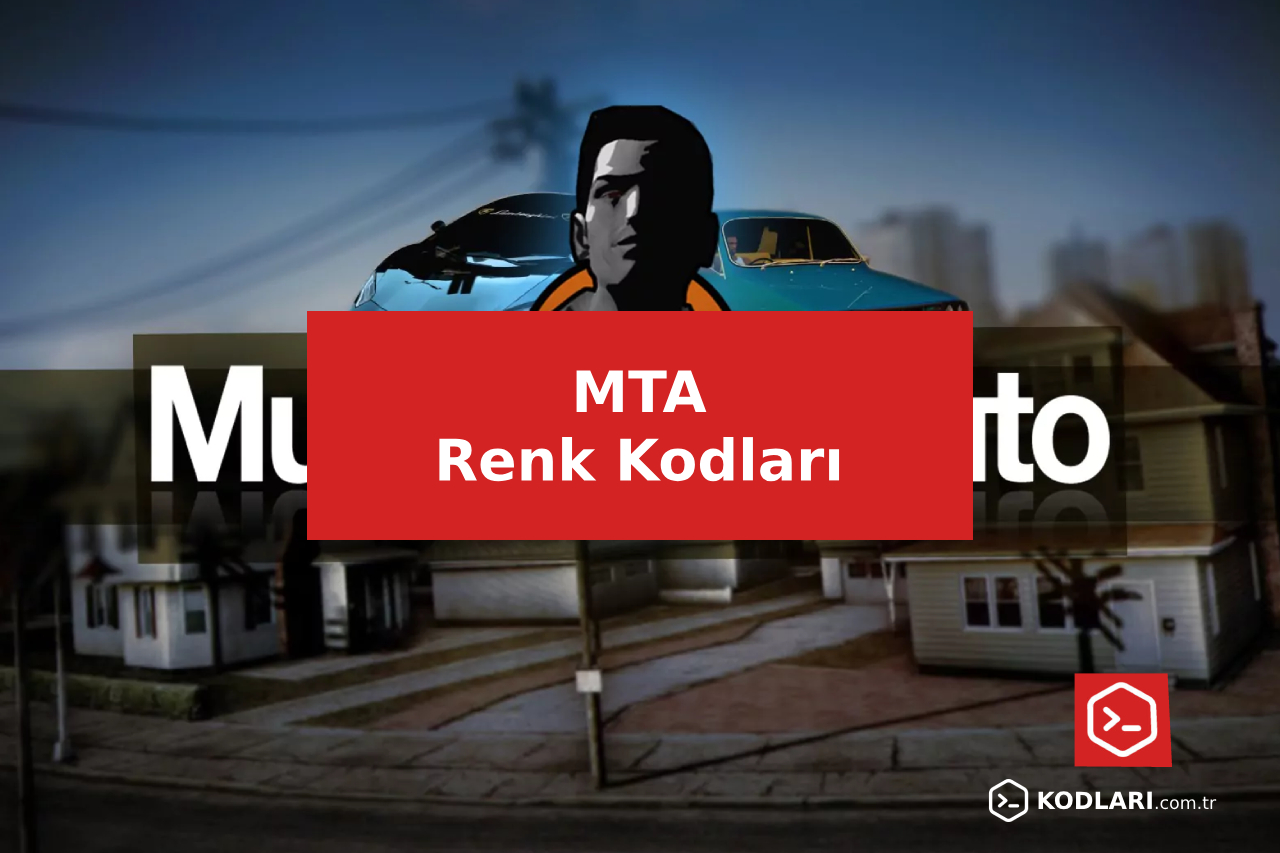 MTA Renk Kodları - Kodları